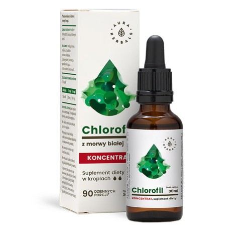 Chlorofil z morwy białej, koncentrat krople (30 ml iChemia