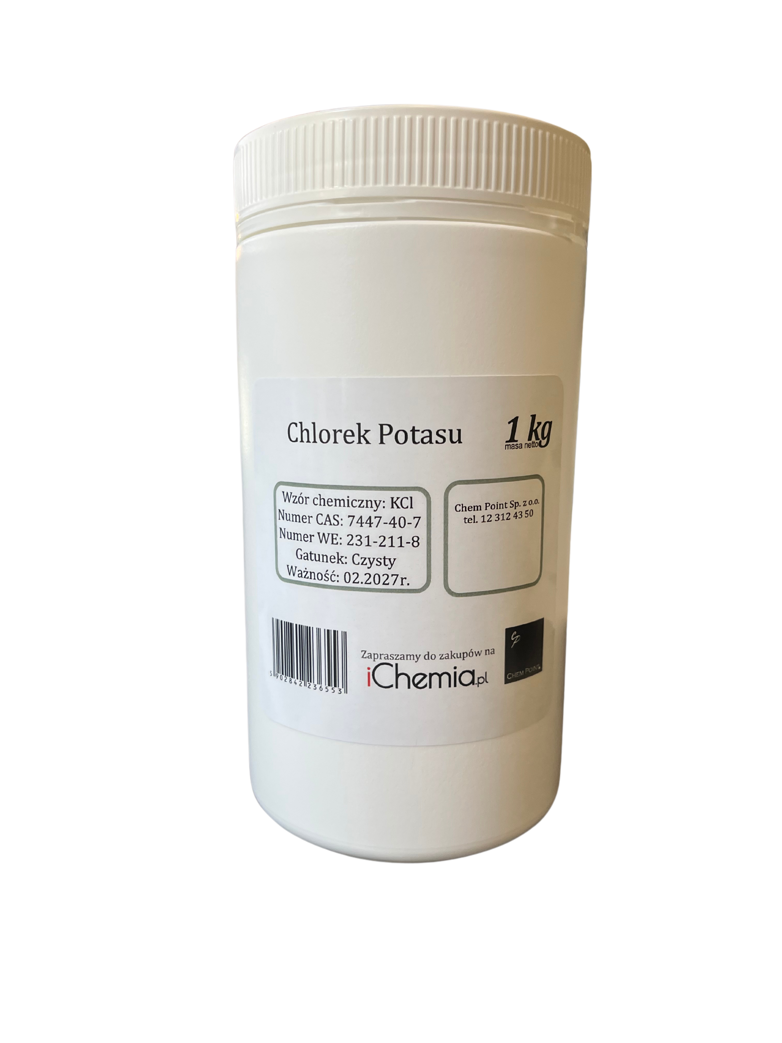 Chlorek Potasu Spożywczy 1kg op. plastikowe iChemia